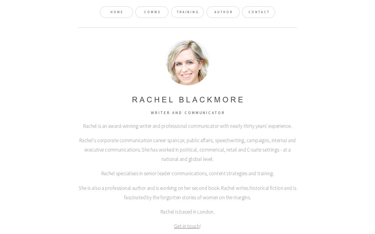 Rachel Blackmore